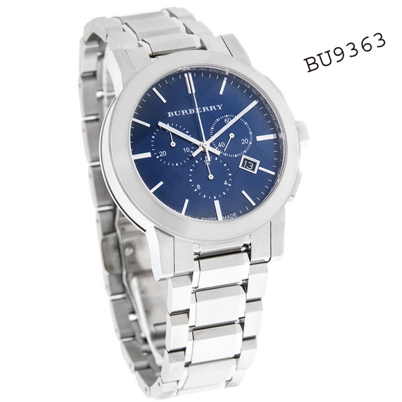 Burberry | Accessories | Burberry Blue Mens Swiss Chronograph Watch ...